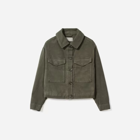 Everlane | Jackets & Coats | Everlane Moleskin Utility Jacket Kalamata ...